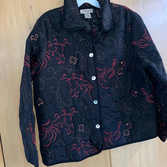 Notations | Jackets & Coats | Notations Petite Pxl Jacket Black Coat ...
